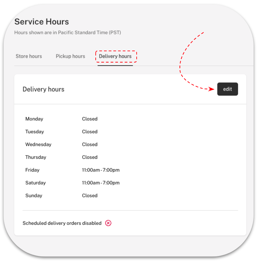 Can I set different business hours for Leafly delivery? – Leafly Help