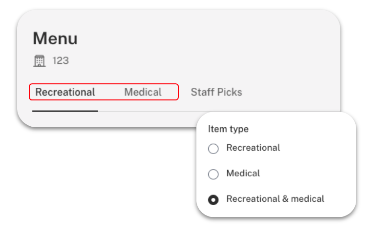 Learn More - Dual Menus – Leafly Help