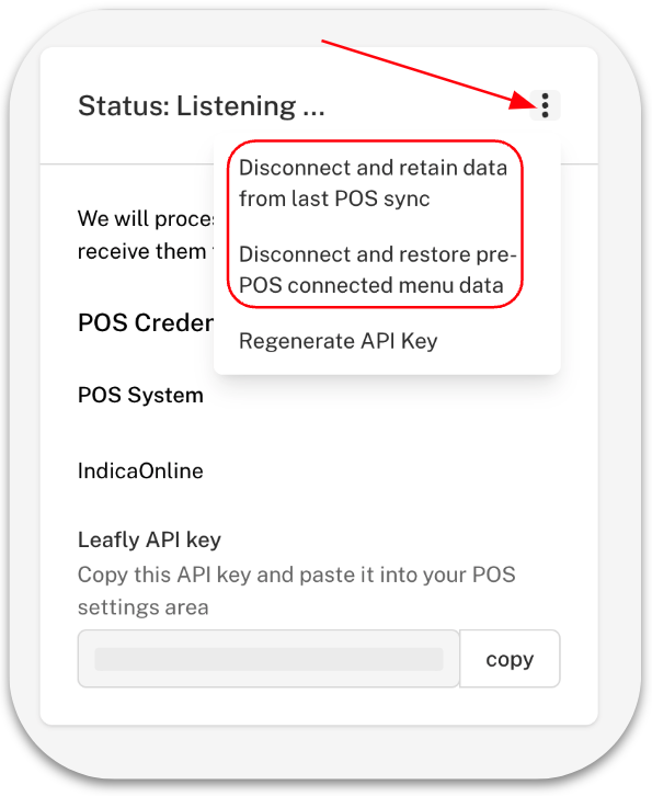 How do I disconnect my point of sale? – Leafly Help