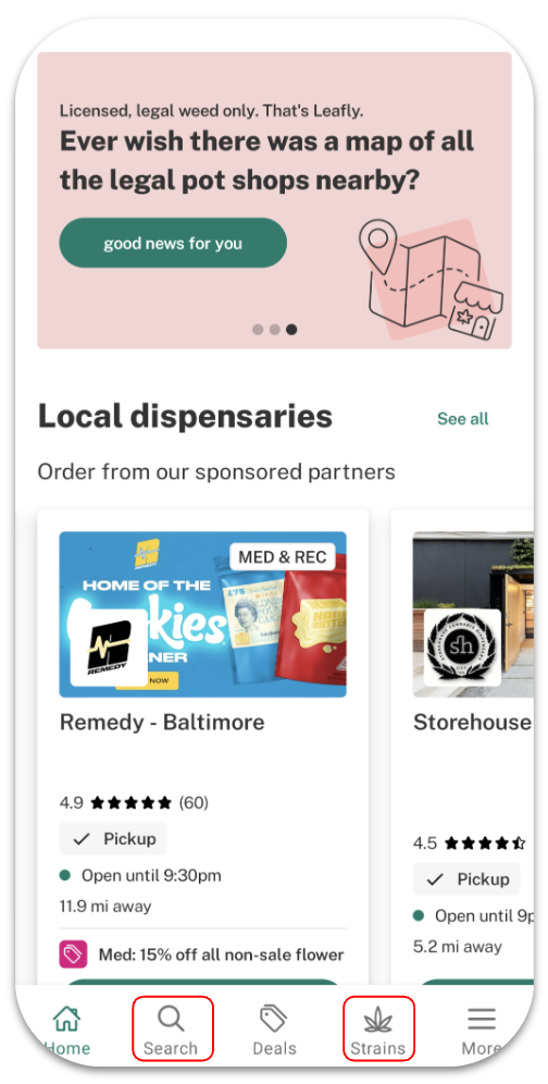 Finding a strain in your area – Leafly Help