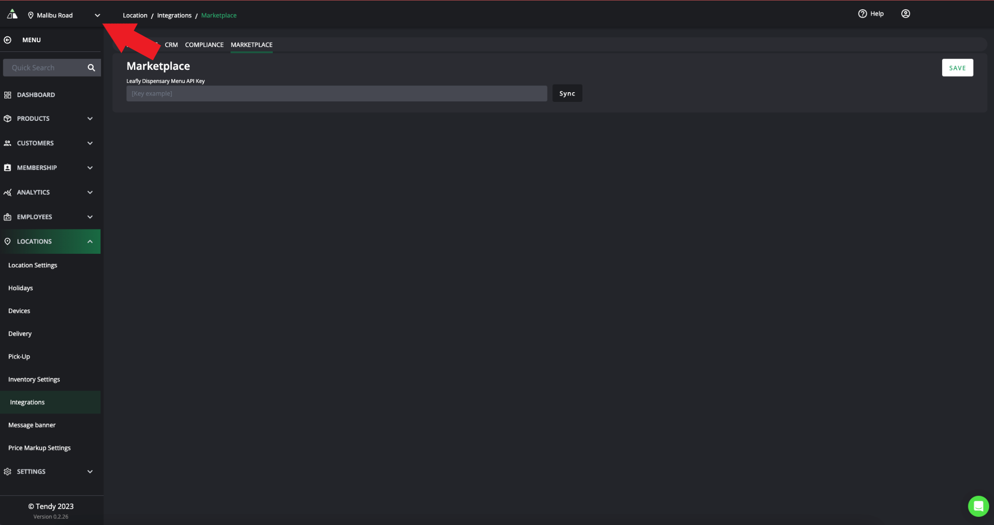 Tendy POS Menu Integration Guide – Leafly Help
