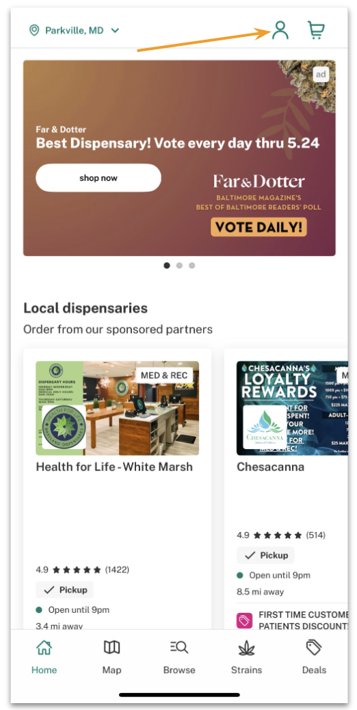 Logging into your Leafly User Account – Leafly Help