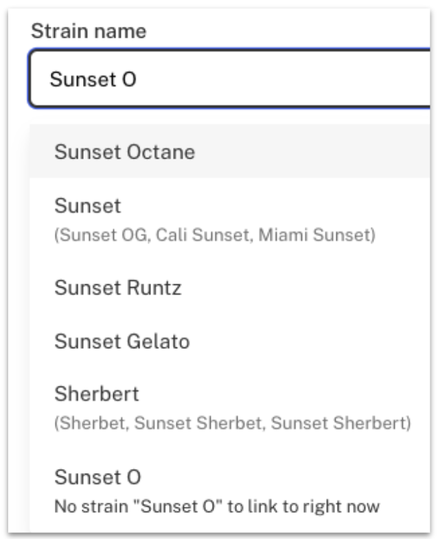 Manually linking strains on your Leafly menu – Leafly Help