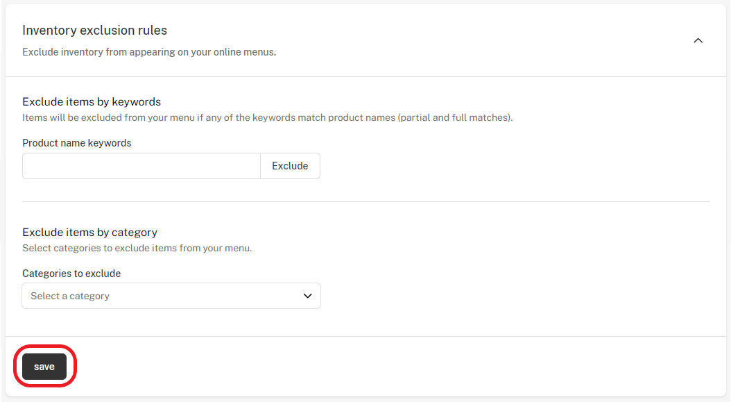Weave Menu Integration Guide – Leafly Help