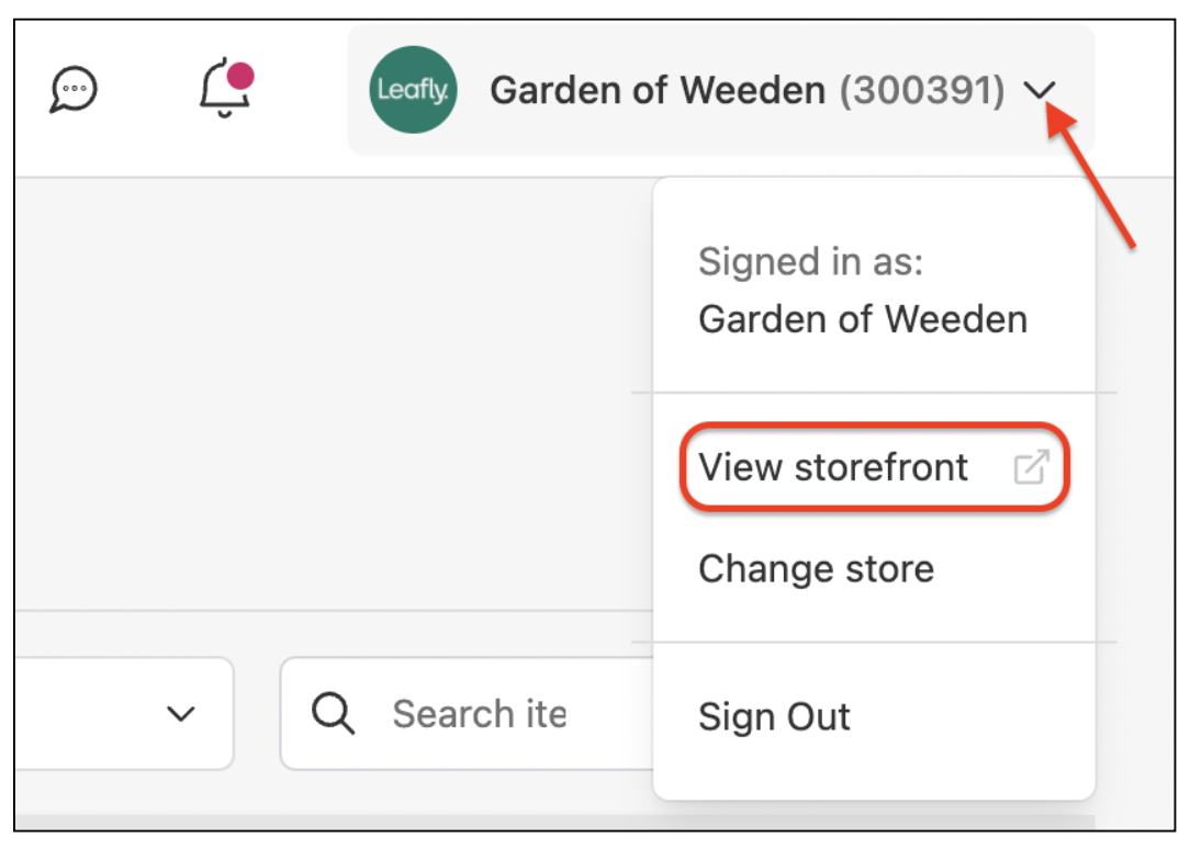 Previewing your storefront menu within the Menu Manager – Leafly Help