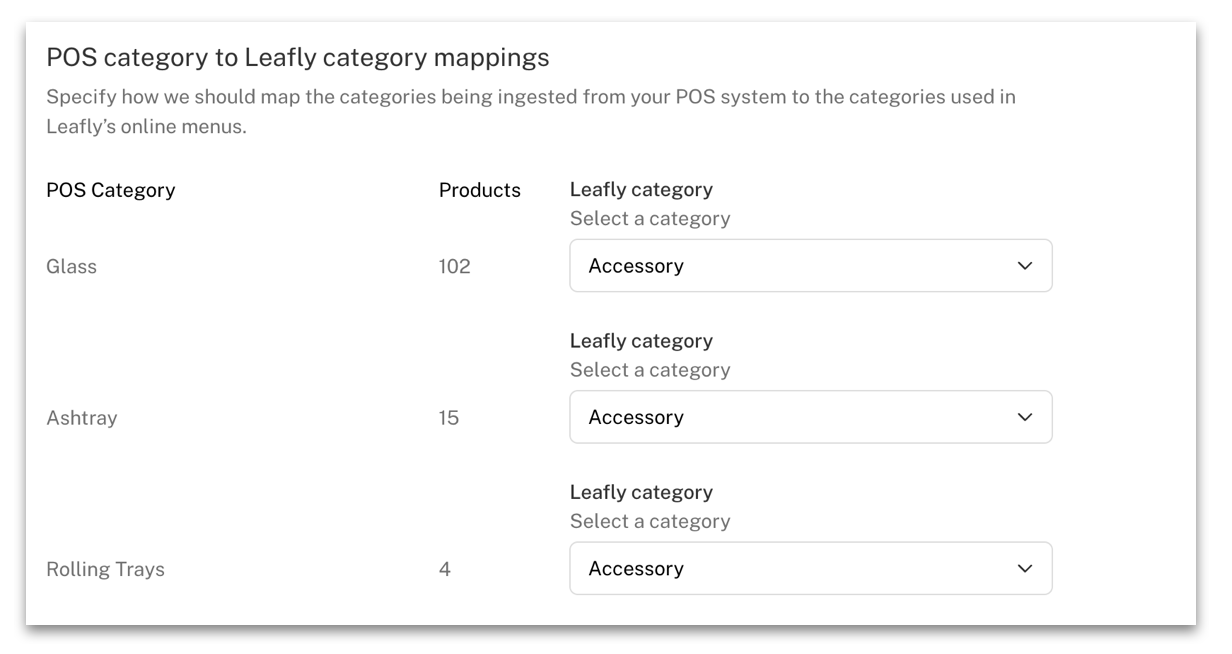 Dutchie POS Menu Integration Guide – Leafly Help